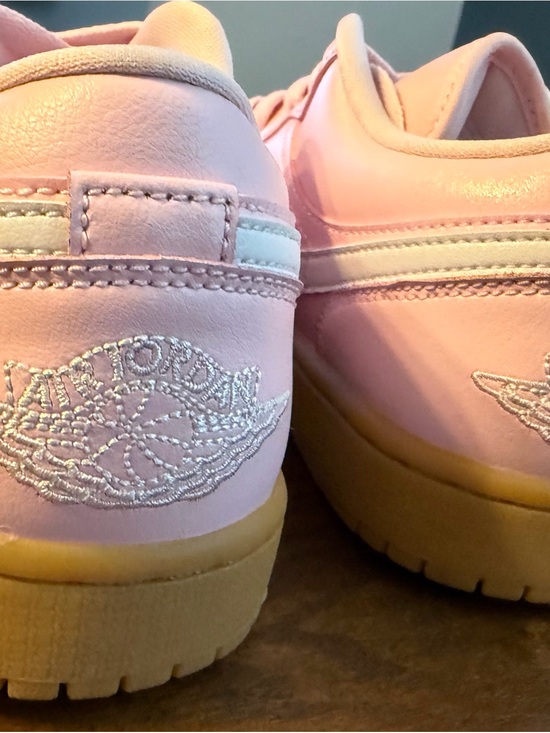 Jordan | Shoes | Jordan Pink Lowtop Sneakers With Gum Sole | Poshmark
